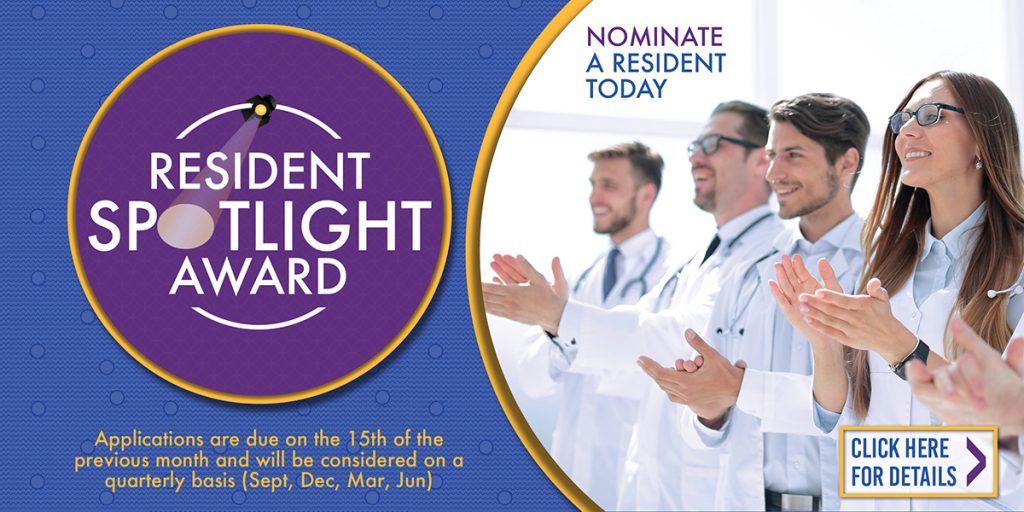 Resident Spotlight Award - PARIM
